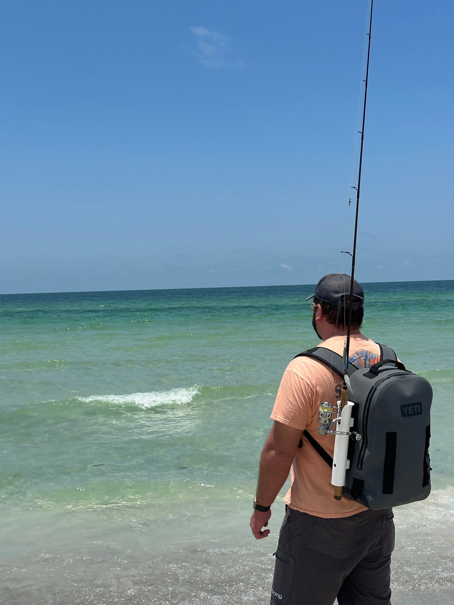 Fishing Rod Holder for YETI Panga Backpack, Powder Coated Aluminum ...