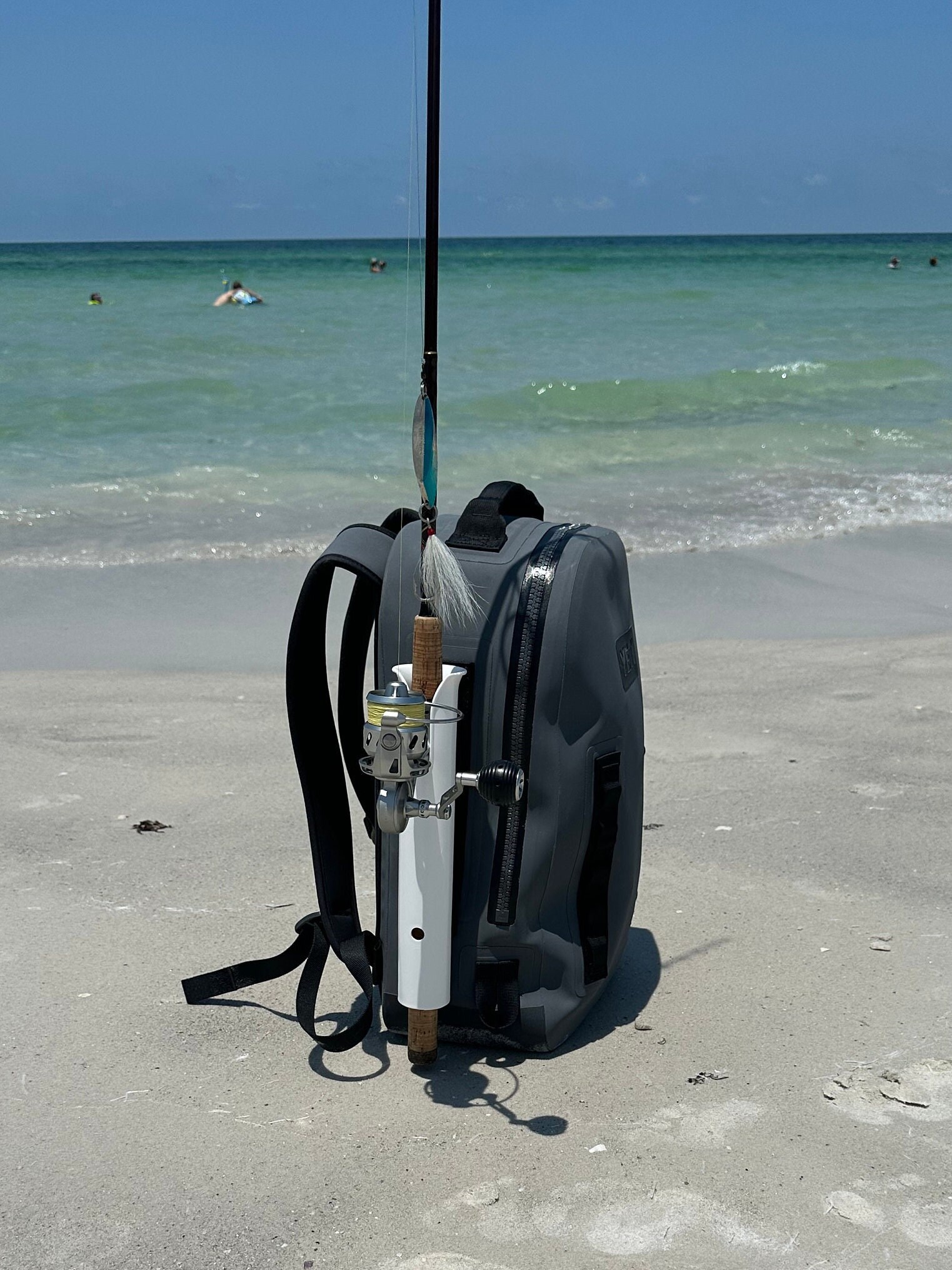 Fishing Rod Holder for YETI Panga Backpack, Powder Coated Aluminum ...