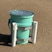 2 Fishing Rod Holder for YETI Loadout Bucket, Aluminum Frame, USA Made ...