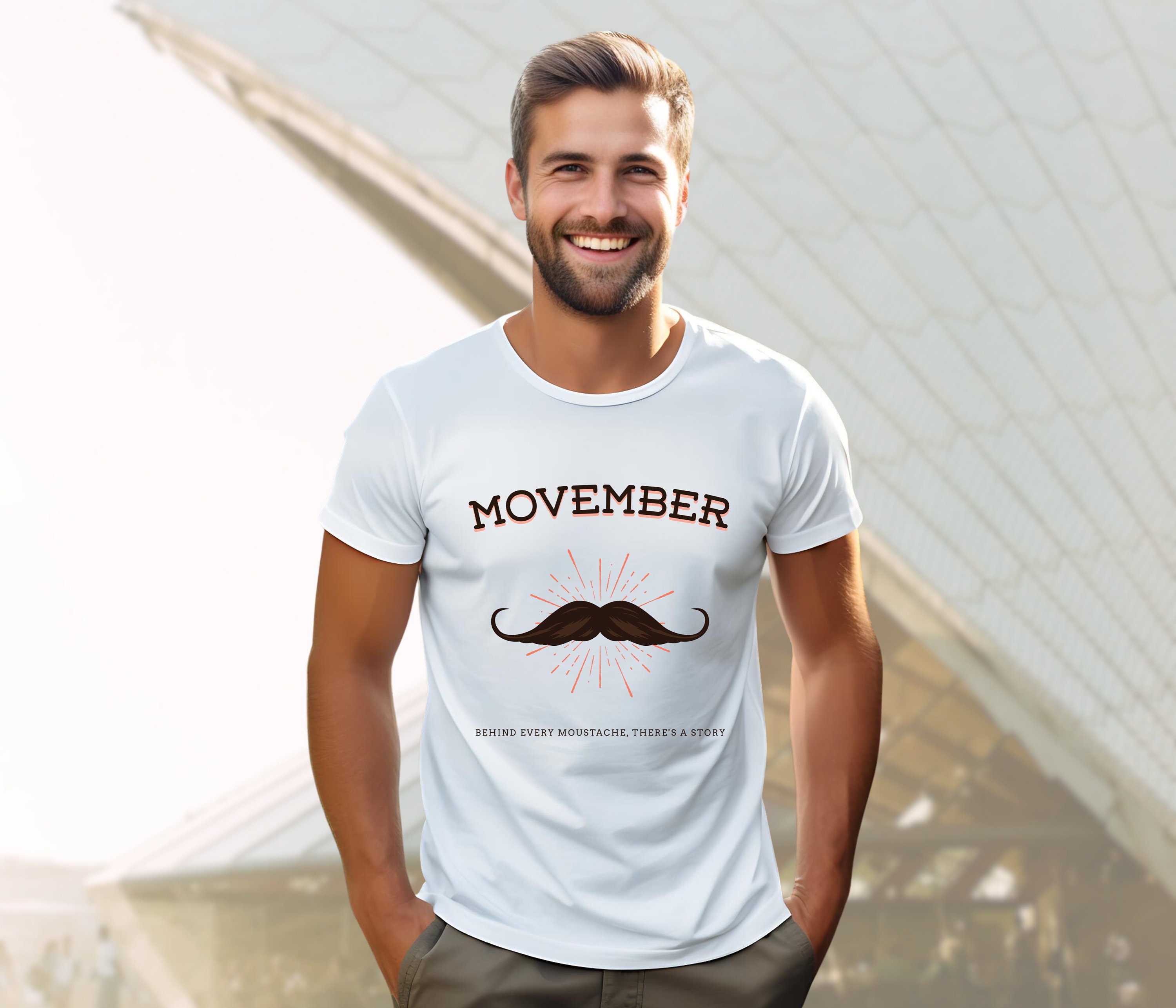 Movember Tshirt Fun Mustache T Shirt November Moustache Tee - Etsy