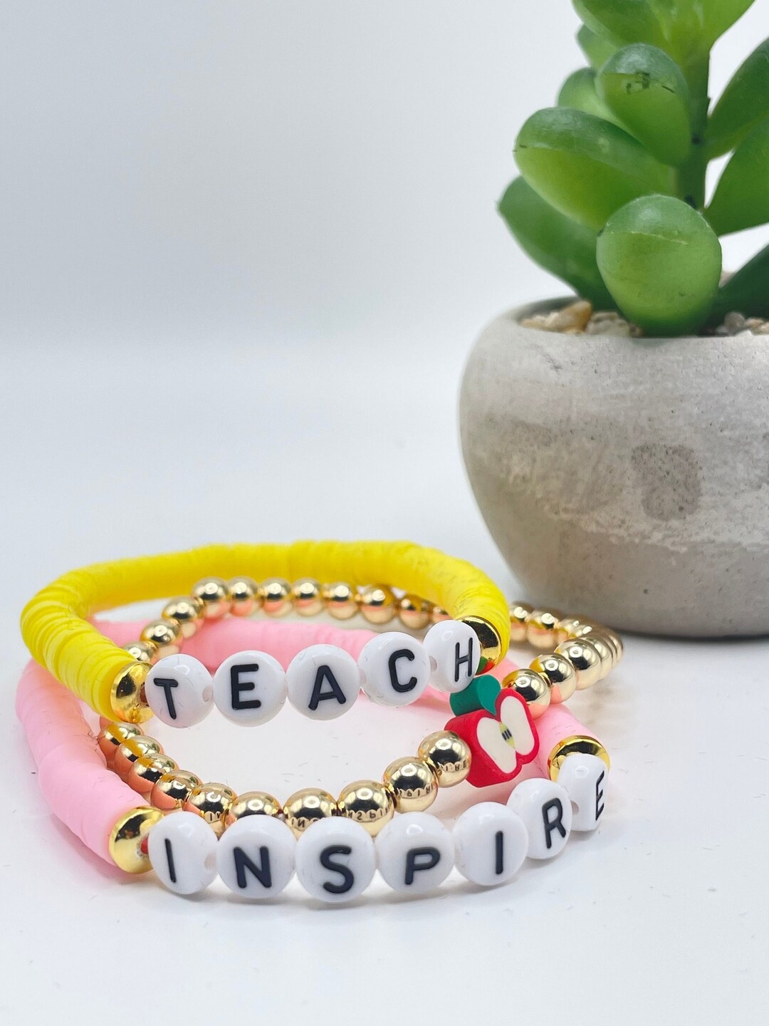 Teachers Appreciation Gift 3pc Bracelet Set - Etsy