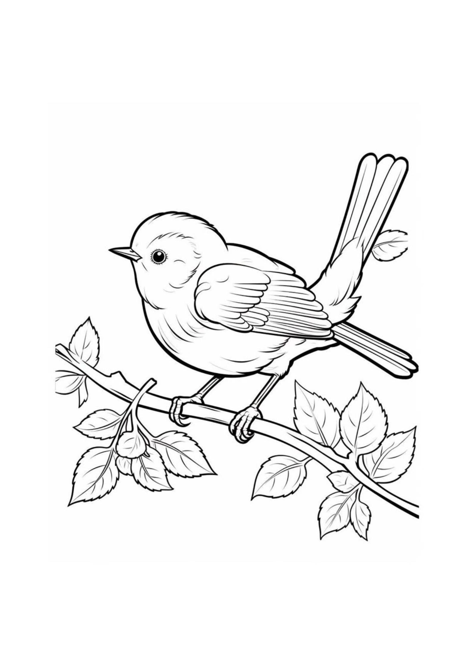 Pre School Bird Coloring Page for Preschool Kids - Fun & Engaging ...