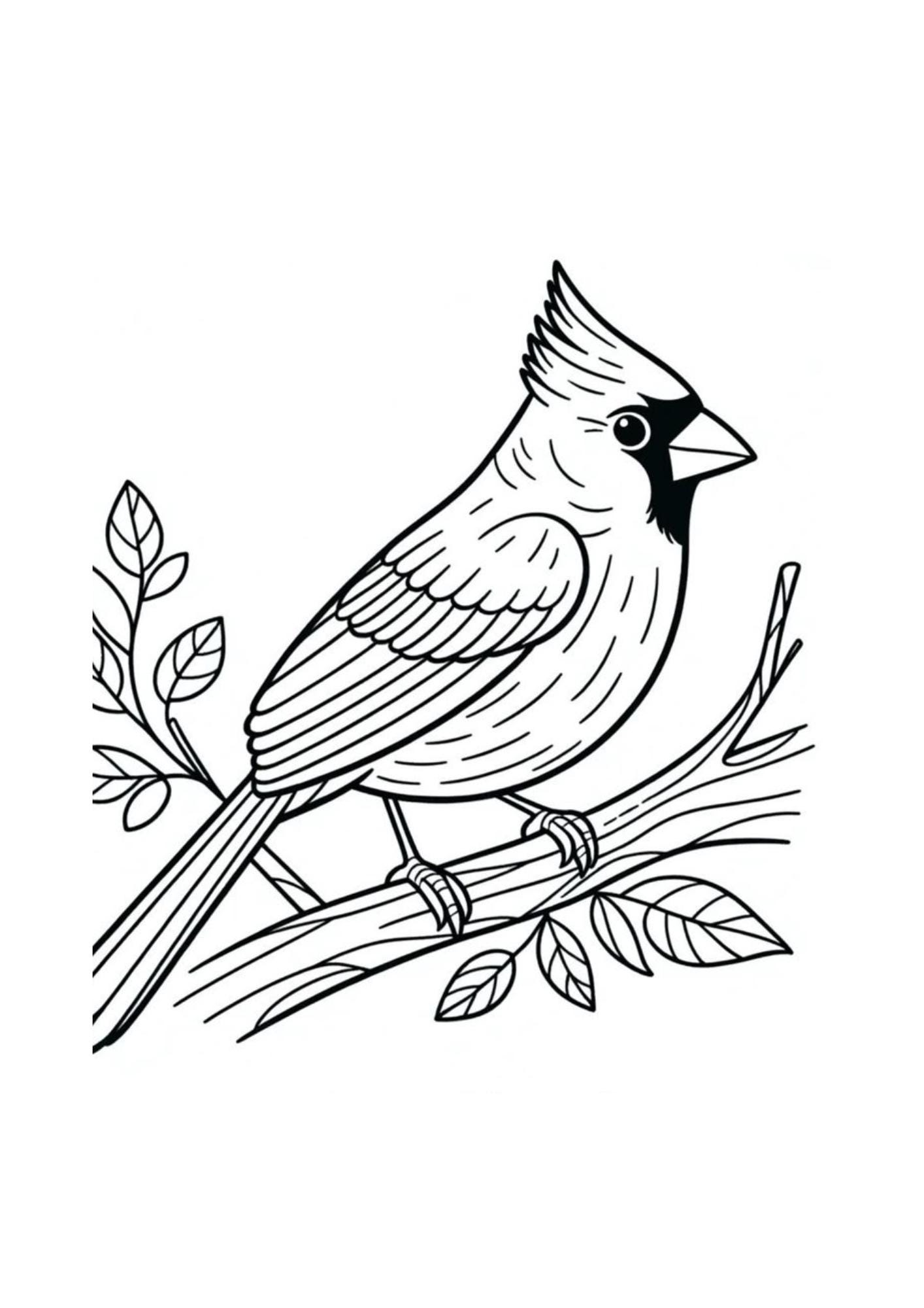 Pre School Bird Coloring Page for Preschool Kids - Fun & Engaging ...
