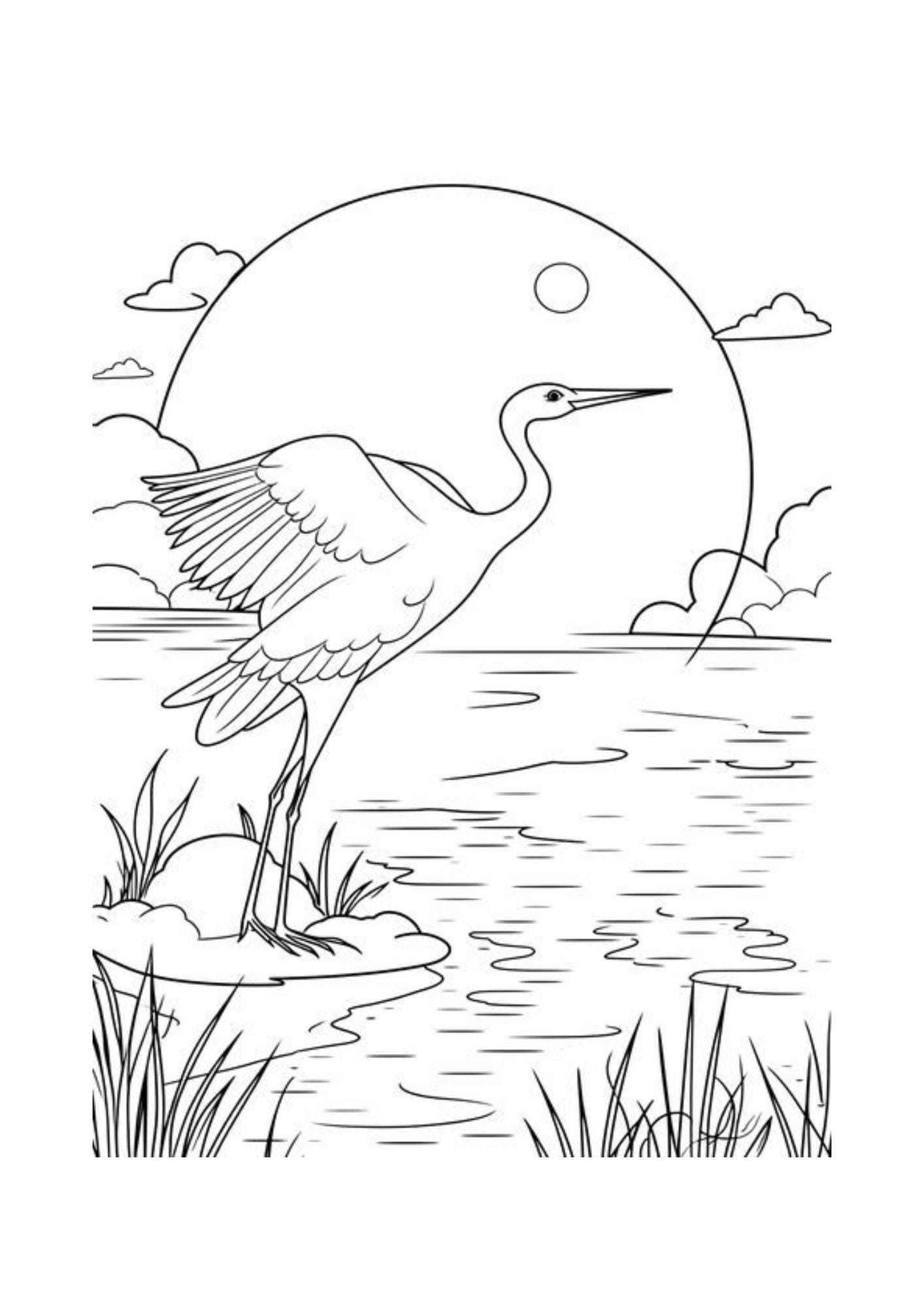 Pre School Bird Coloring Page for Preschool Kids - Fun & Engaging ...