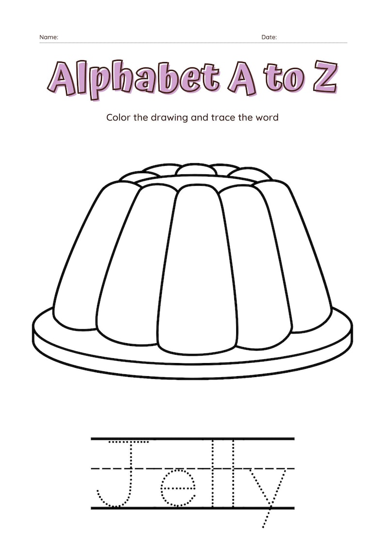 Alphabet Learning Worksheets | Preschool & Kindergarten Printable ...