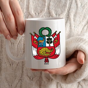 Escudo Peruano Coffee Mug: Peruvian Pride Gift - Etsy