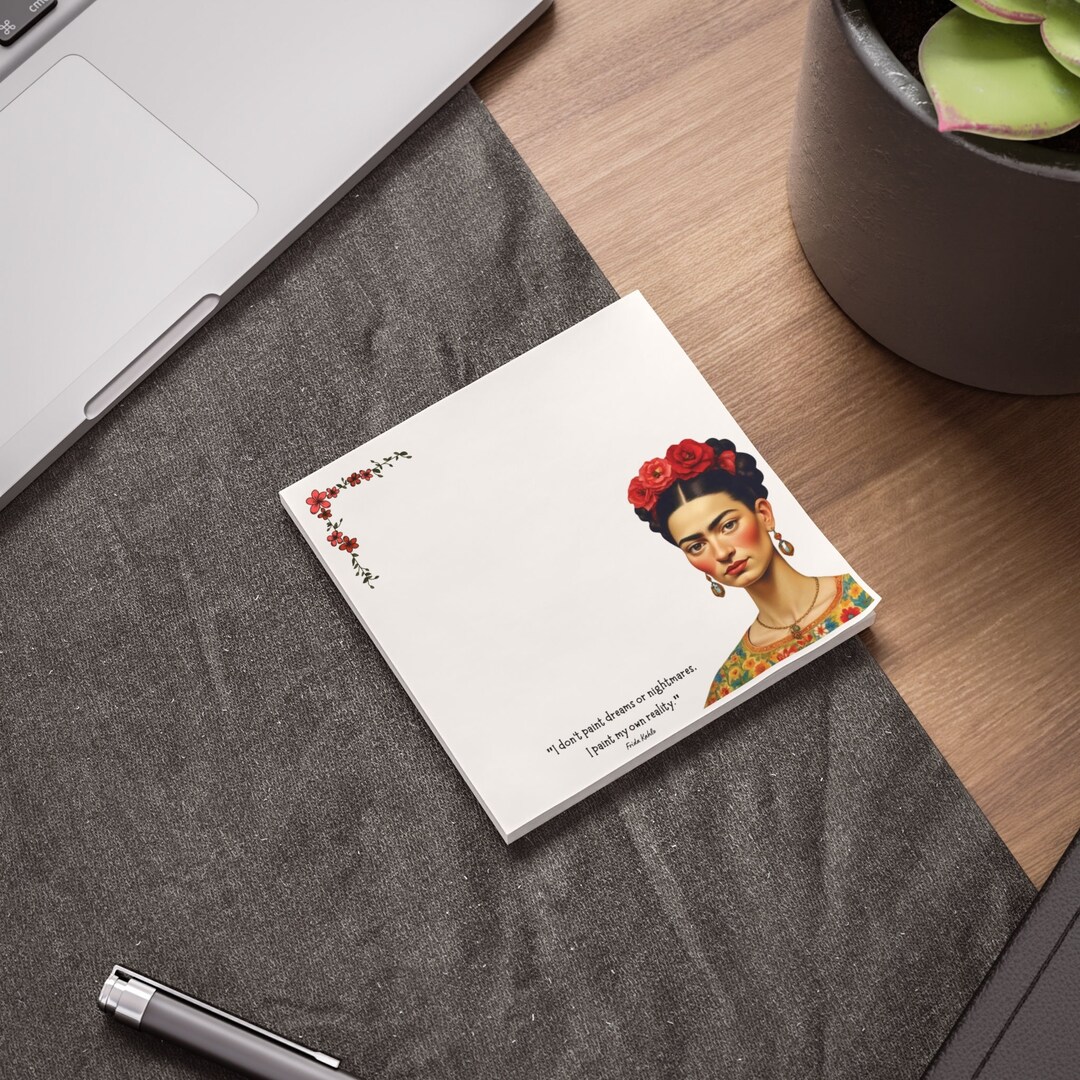 Frida Kahlo Post-it Notes: Mexican Empowerment Stationery - Etsy