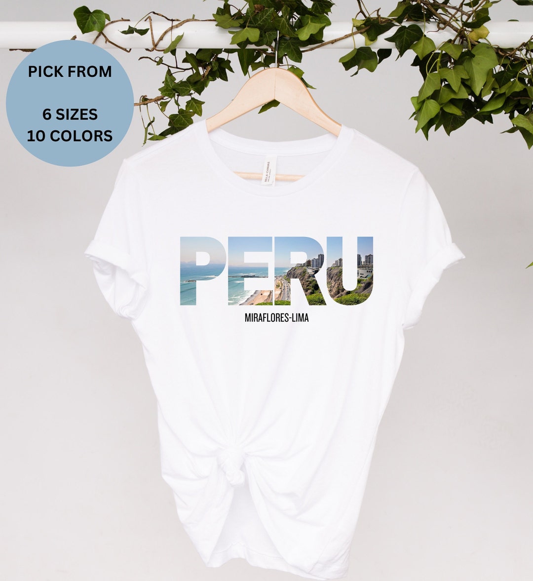 Peruvian Shirt, Peru Shirt, Miraflores-lima Shirt,polo Peruano,peru ...
