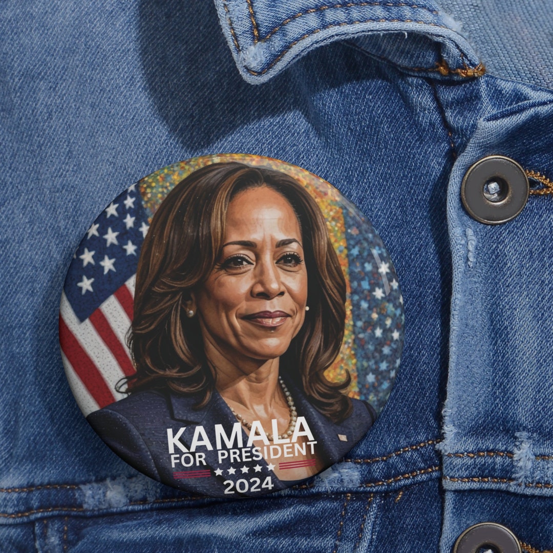 Kamala Harris 2024 Button, Kamala Harris Pin, Kamala Magnet, Kamala ...