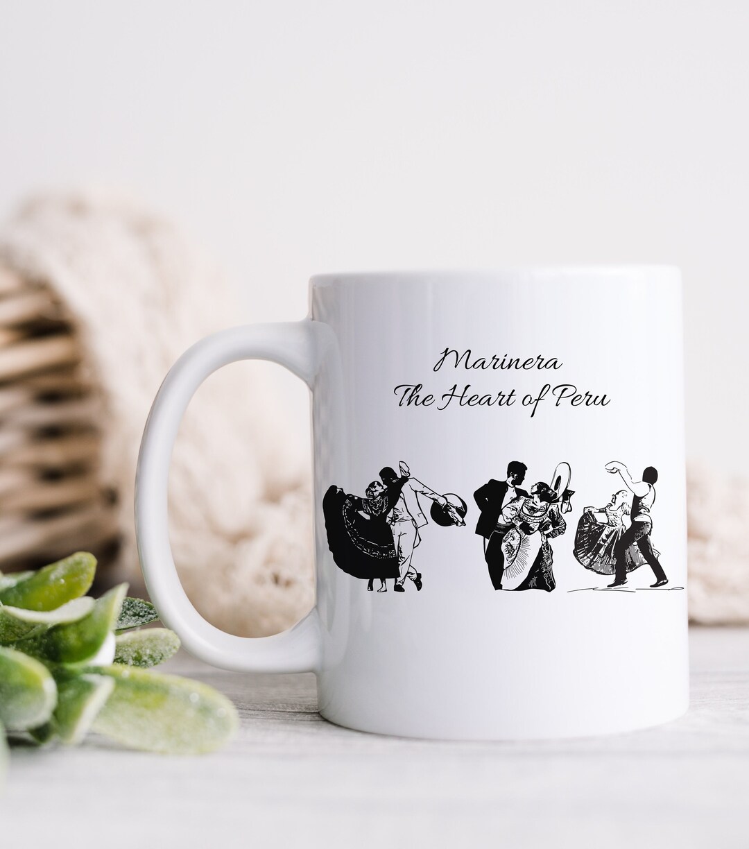 Peruvian Mug, Peru Souvenirs, Marinera Peru Mug, Peru Coffee Mug, Peru ...