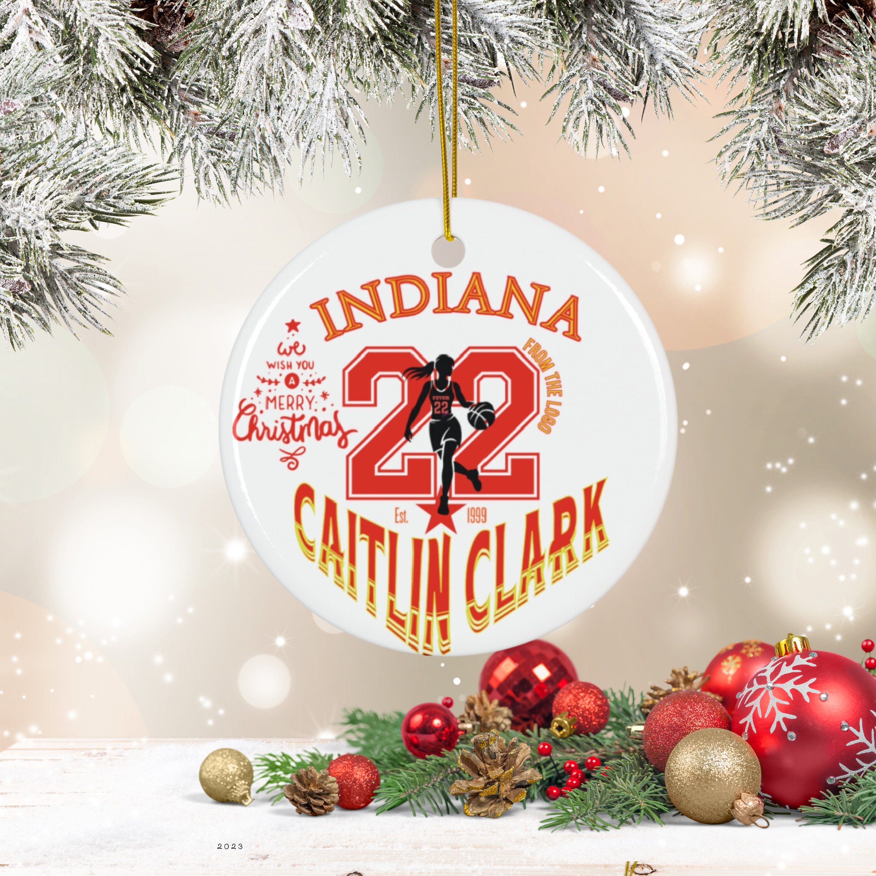 Caitlin Clark Ornament: Indiana Fever Basketball Fan Gift - Etsy