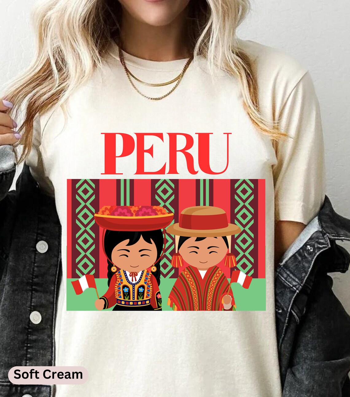 Peruvian Inca Art T-shirt: Colorful Ethnic Costume Tee - Etsy