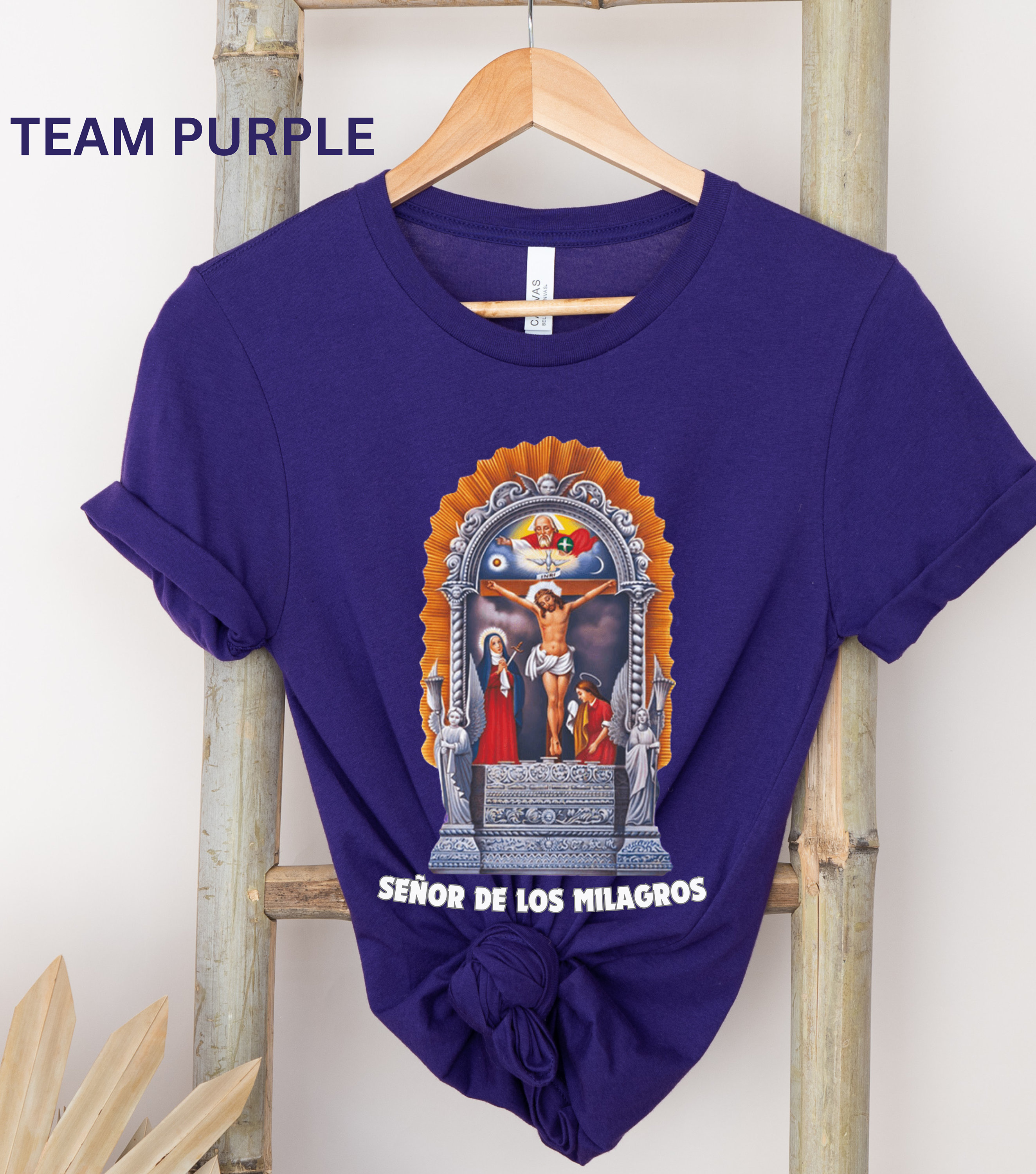 Señor De Los Milagros Peru T-shirt: Purple Month Cristo Morado Shirt - Etsy