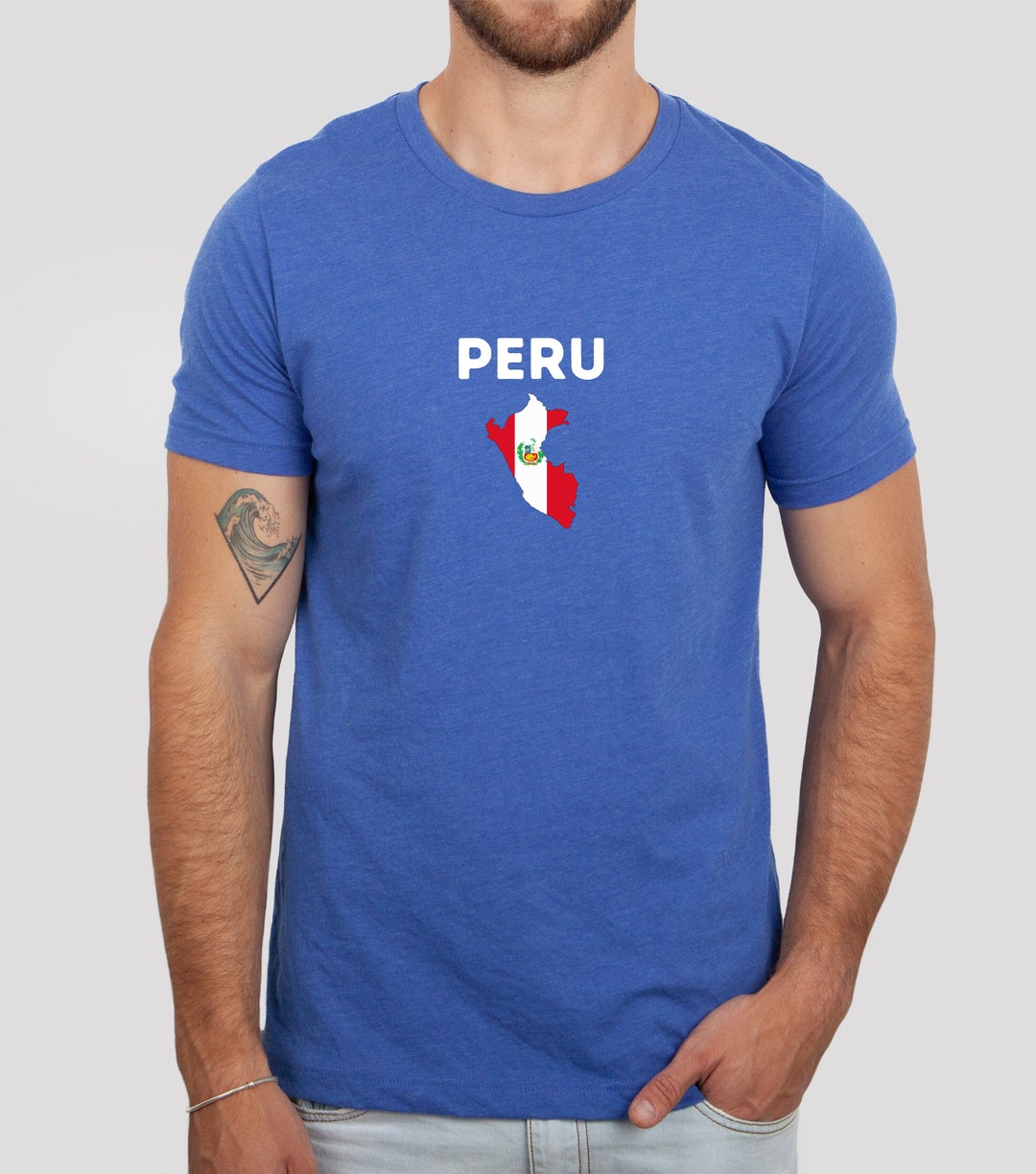Peruvian Map Shirt, Peru Shirt, Polo Peruano, Peru Map Shirt, Orgullosa ...
