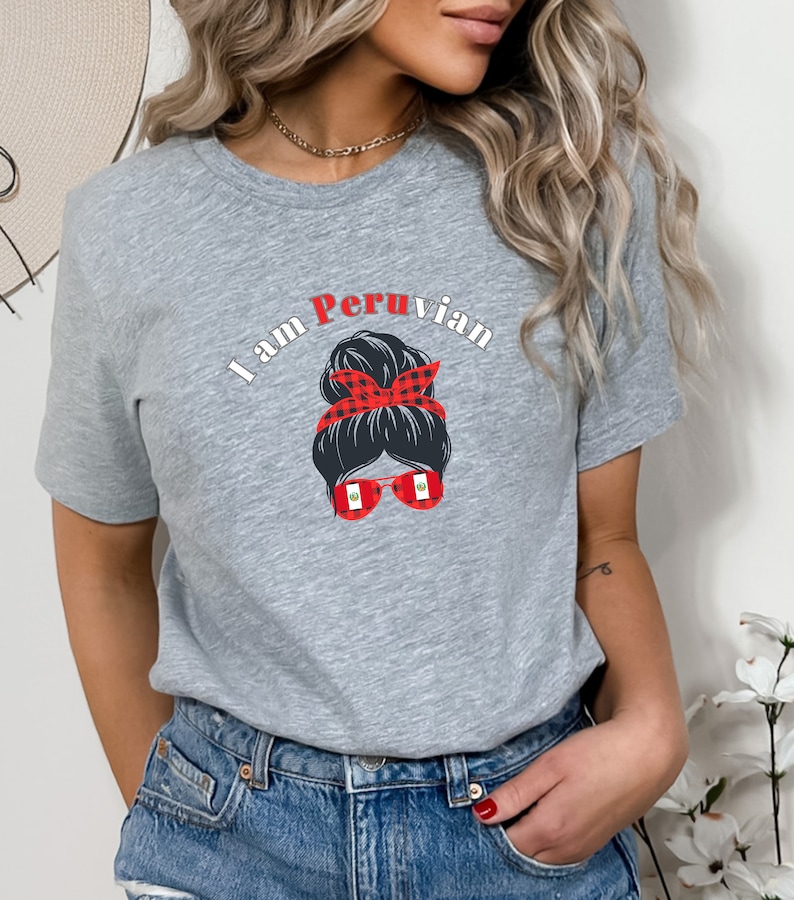 I Am Peruvian T-shirt: Peru Souvenir Gift - Etsy