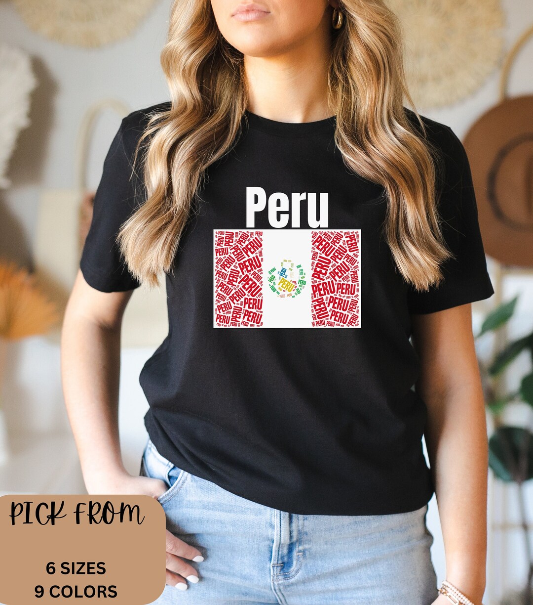 Peruvian Shirt, Peru Shirt, Polo Peruan, Peru Flag Shirt, Te Amo Peru ...