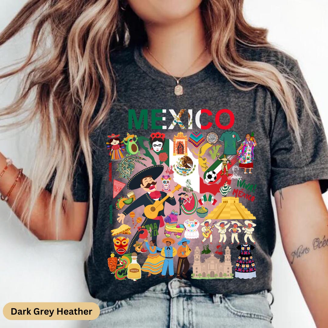 Mexico Flag Shirt, Mexican Coat of Arms, Mexican Seal Shirt, 5 De Mayo Shirt, Viva Mexico Tee ...