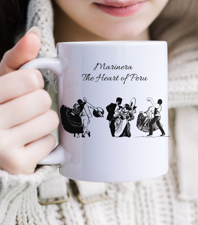 Marinera Peru Mug: Peruvian Dance Coffee Cup, Peru Souvenir - Etsy