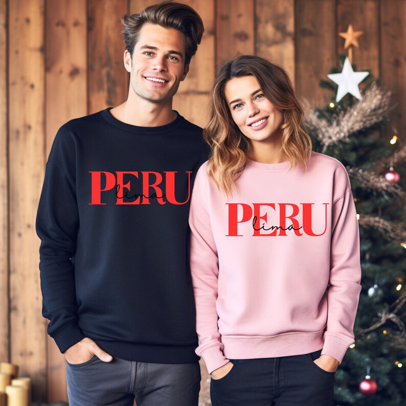 Personalized Peru Sweatshirt: Peruvian Pride Crewneck - Etsy