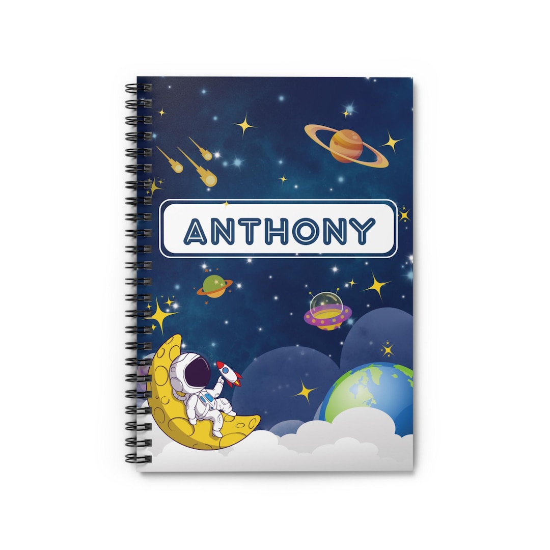Retro Astronaut Spiral Notebook: Synthwave Space Theme - Etsy