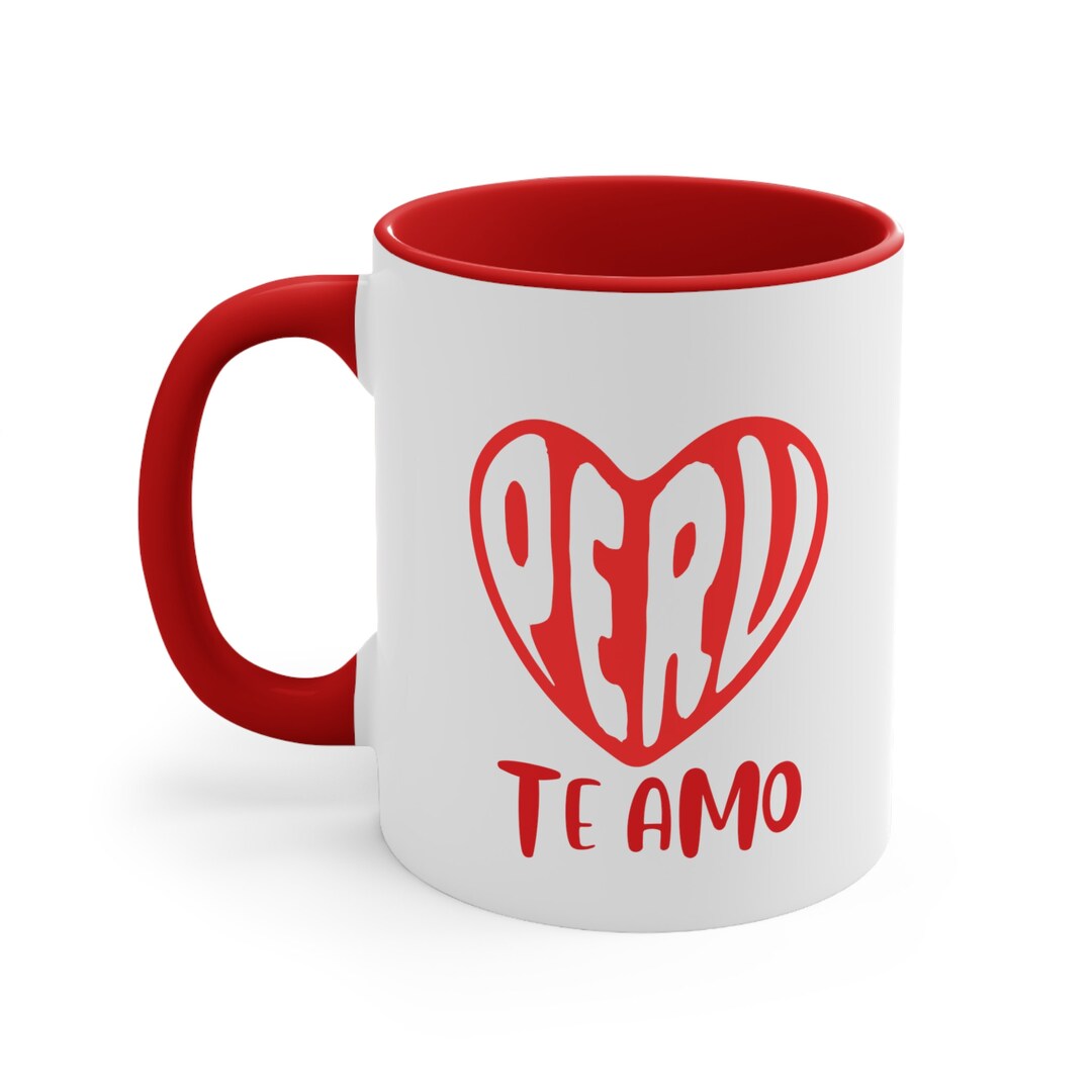 Peru Heart Mug, Peruvian Mug, Taza Peru Te Amo, Peru White Coffee Mug ...