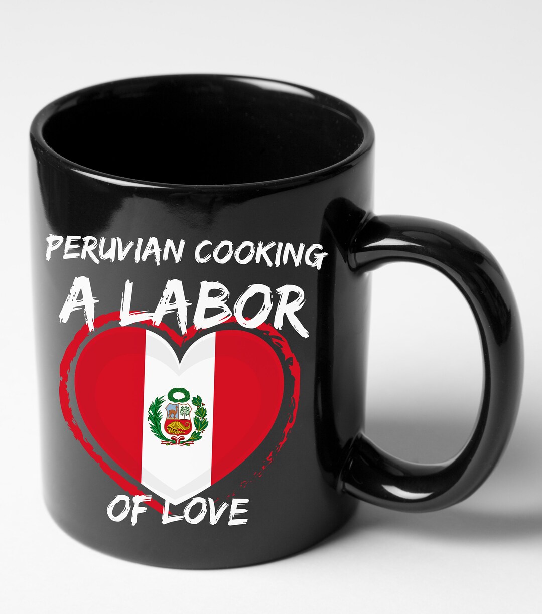 Peruvian Coffee Mug, Peru Black Mug, Peru Lover, Peru Gifts Mug ...