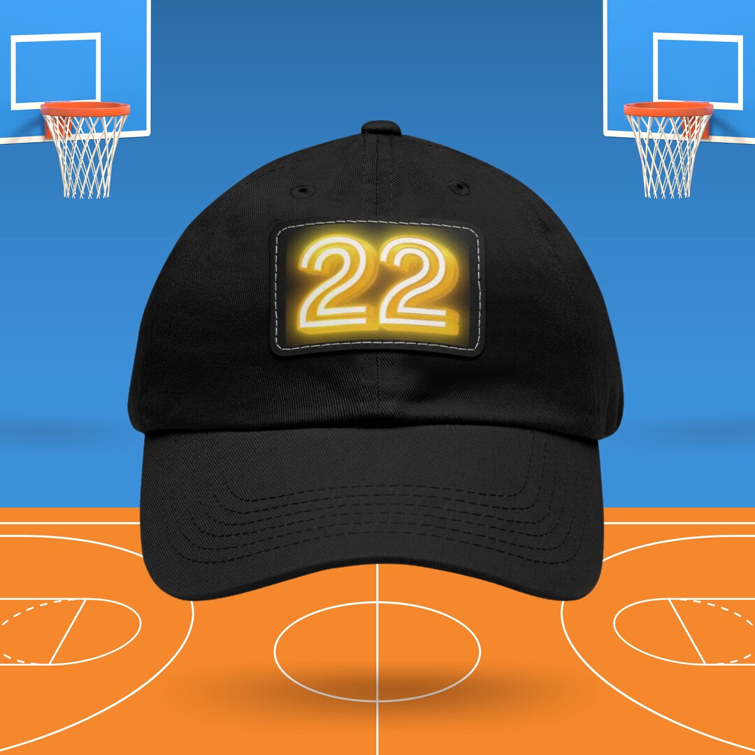 22 Clark Dad Hat With Leather Patch rectangle, Iowa Fans, Iowa Clark ...