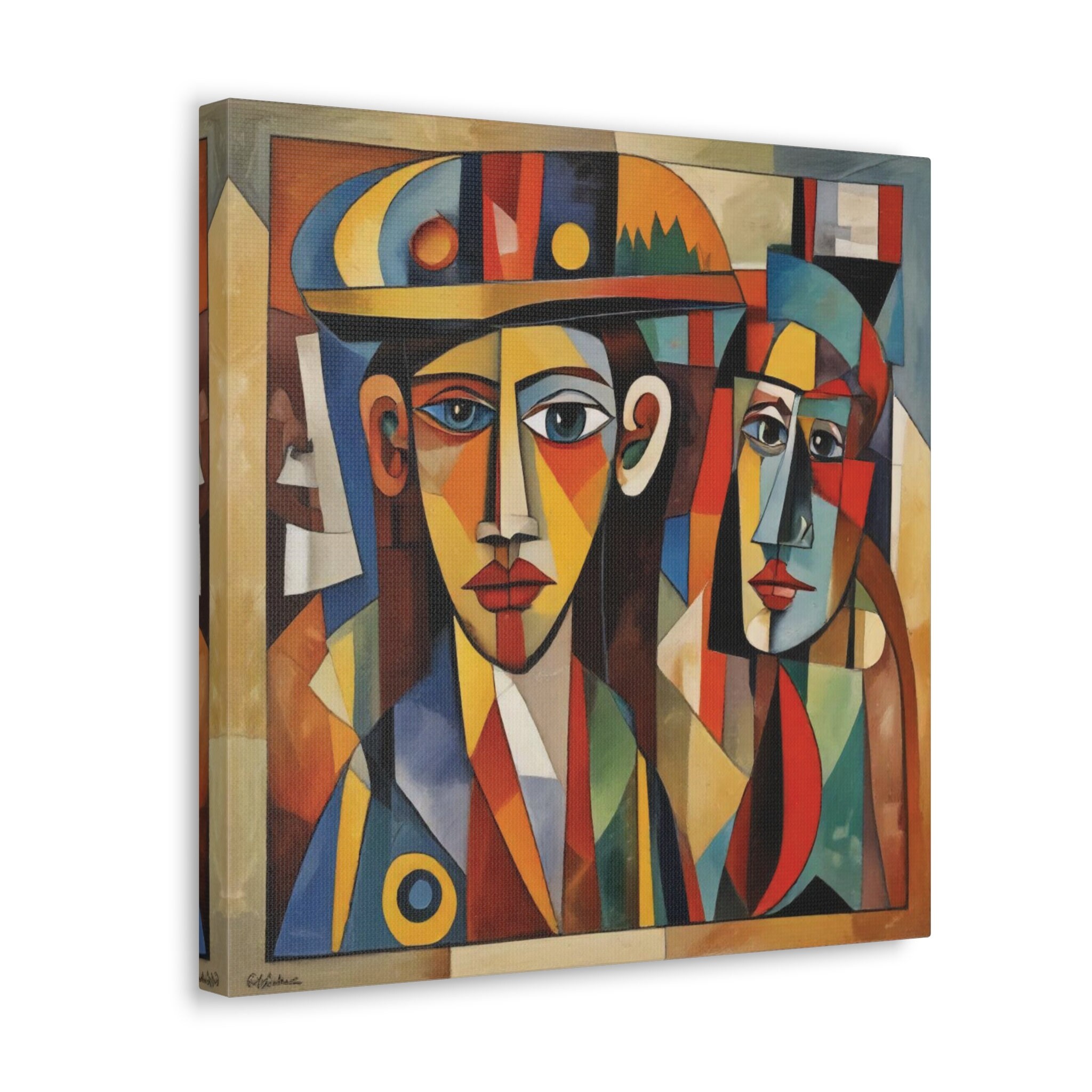 Peruvian Woman Print on Canvas, Vibrant Inca Pattern Art,ethnic Peru ...