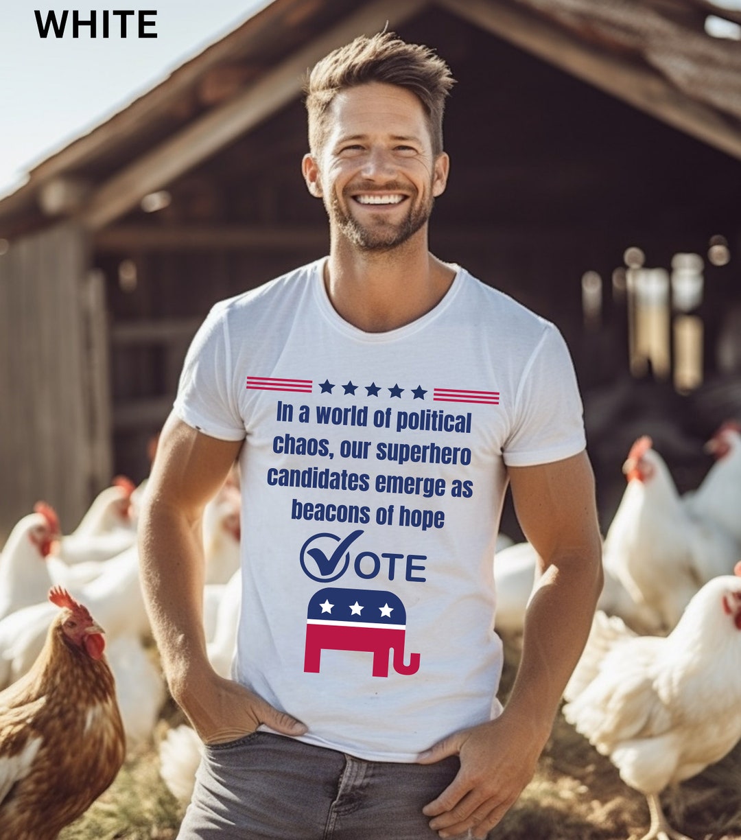 Vote 2024 Shirt, Election 2024 Funny Shirt, Anything but Democrat ...