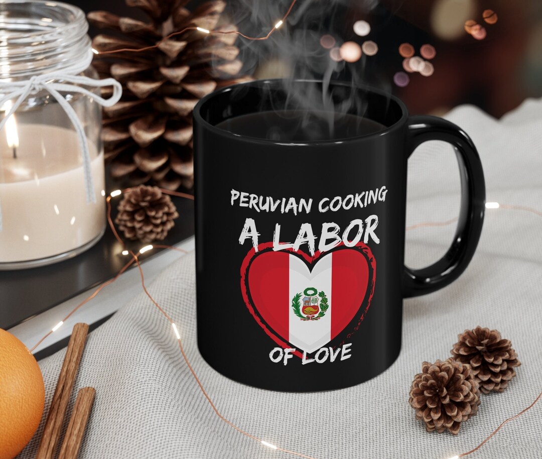Peruvian Mug, Peru Black Mug, Peru Lover, Peru Gifts Mug, Orgullosa ...