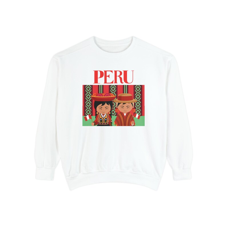 Peruvian Sweater With Peruvian Map Design, Peruana, Latina Shirt, Peru ...