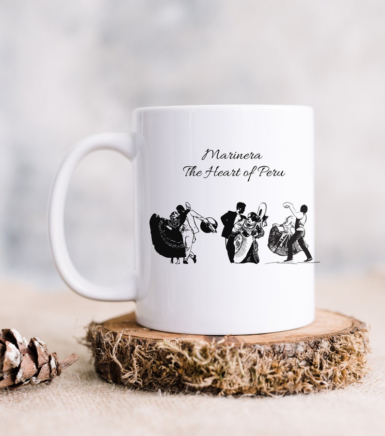 Marinera Peru Mug: Peruvian Dance Coffee Cup, Peru Souvenir - Etsy