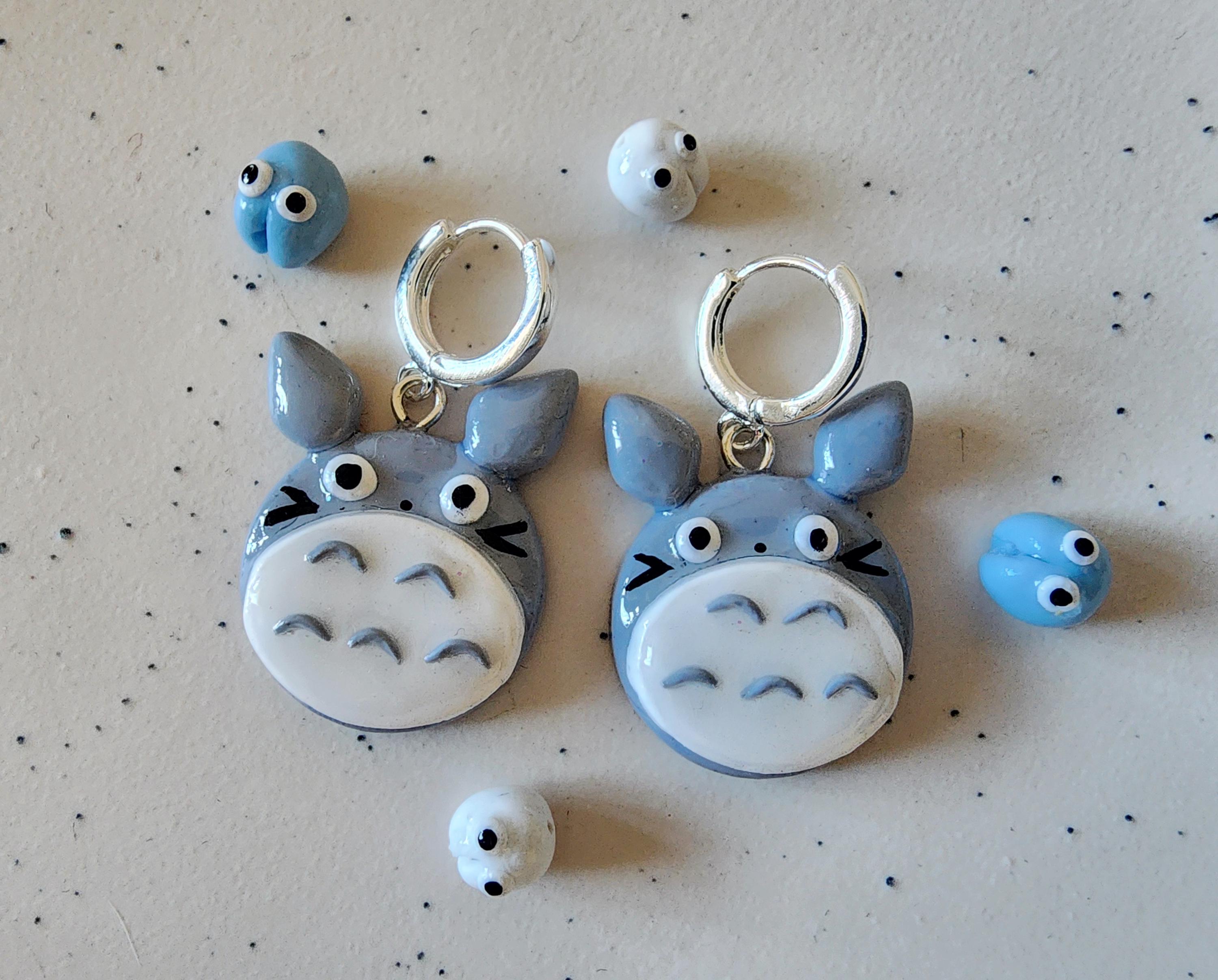 Totoro, Studio Ghibli, Anime Earrings, Dangle Earrings, Geeky Jewellery ...