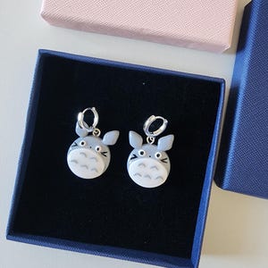 Totoro, Studio Ghibli, Anime Earrings, Dangle Earrings, Geeky Jewellery ...