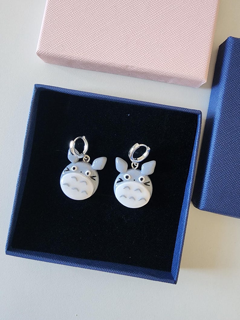 Totoro, Studio Ghibli, Anime Earrings, Dangle Earrings, Geeky Jewellery ...