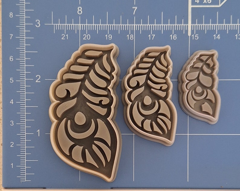 Digital STL File | Peacock Feather Cutters Version 6 | 3 Files - Etsy