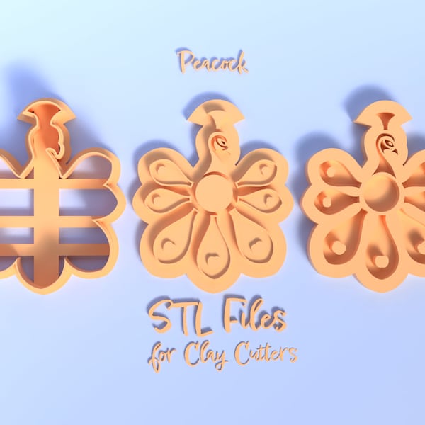 Peacock Stl Files - Etsy