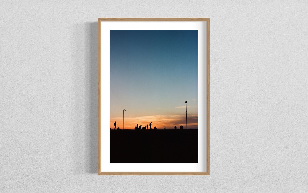 Tel Aviv Print - the Tayelet at Sunset - Etsy