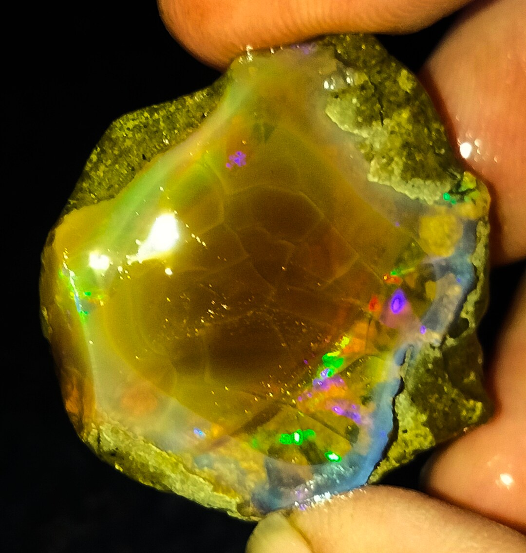 Natural Ethiopian Specimen Opal Rough AAA Quality Multi Fire Welo Opal ...