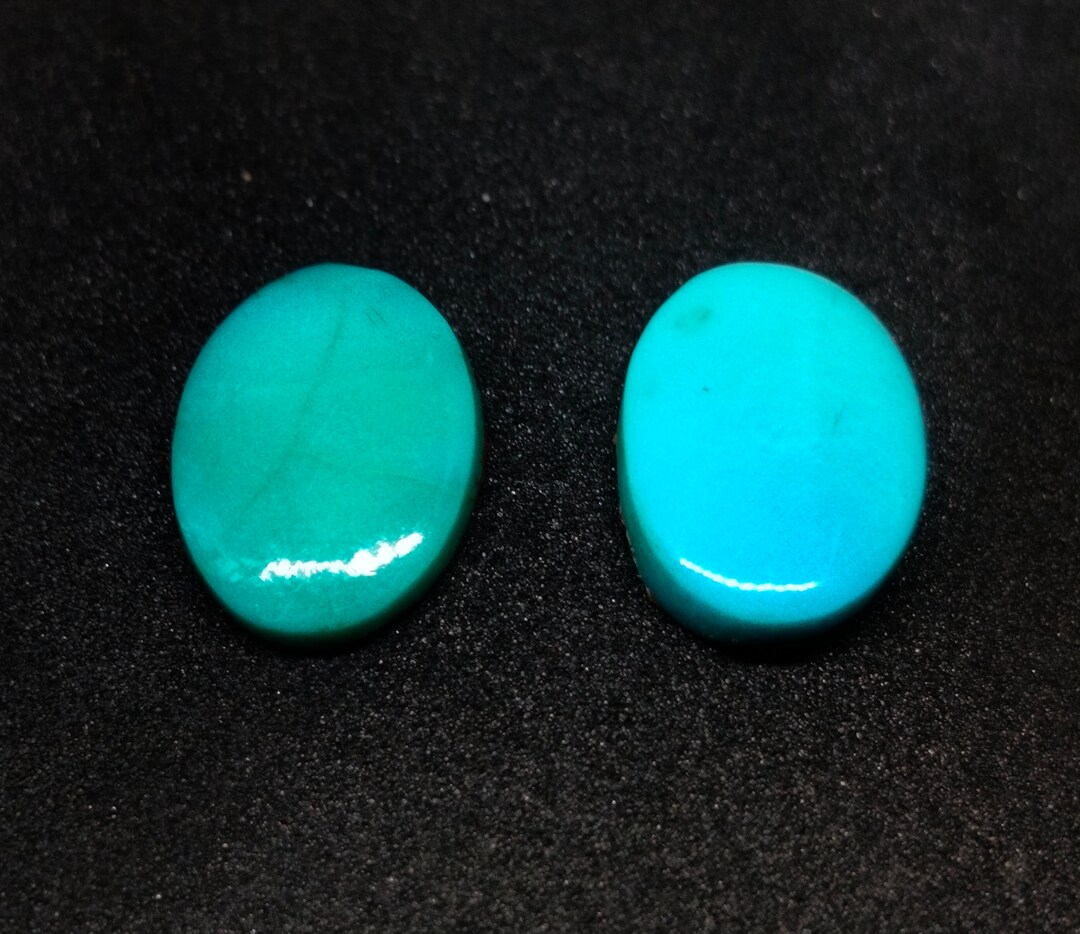 Turquoise, Natural Arizona Turquoise, Oval Shape Cabochon, Loose ...
