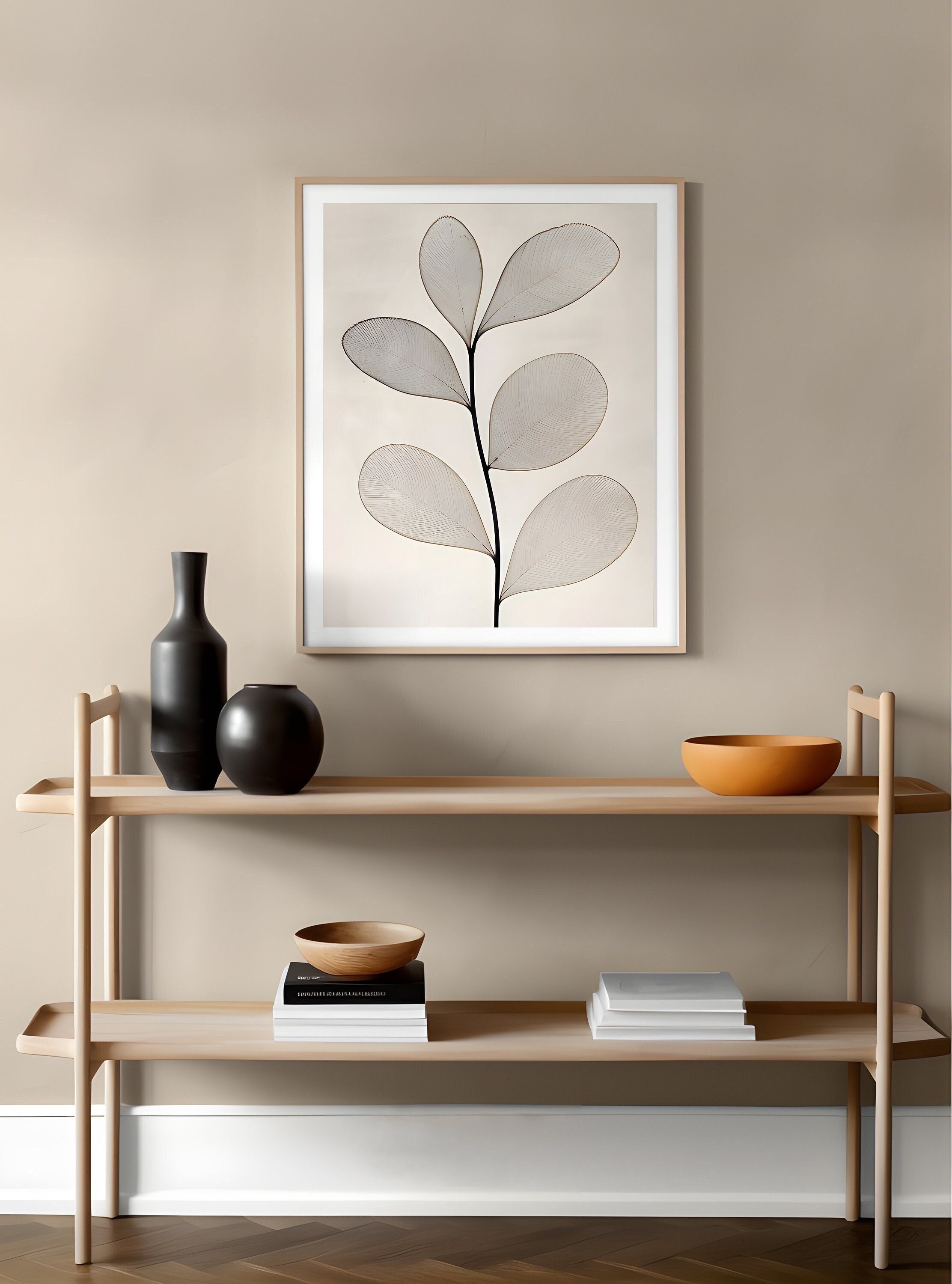 Wabi Sabi Flower Print, Zen Wall Art, Japandi Decor, Floral ...