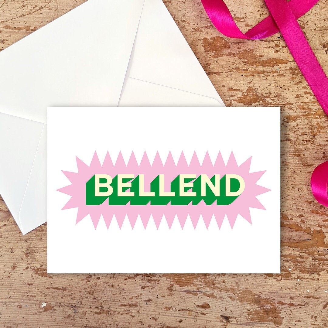 Rude Funny Birthday Card BELLEND Flash - Etsy