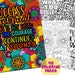 49 Motivational Floral Quote 1 Coloring Book for Adults and Children ...