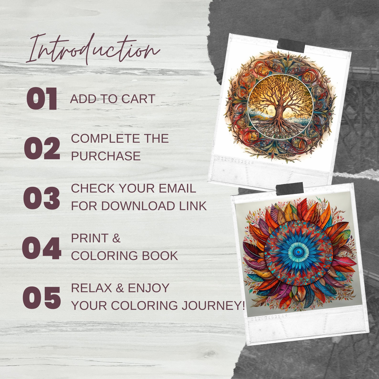 50 Mandala of Balance Coloring Book | Coloring Sheets | Mandala ...