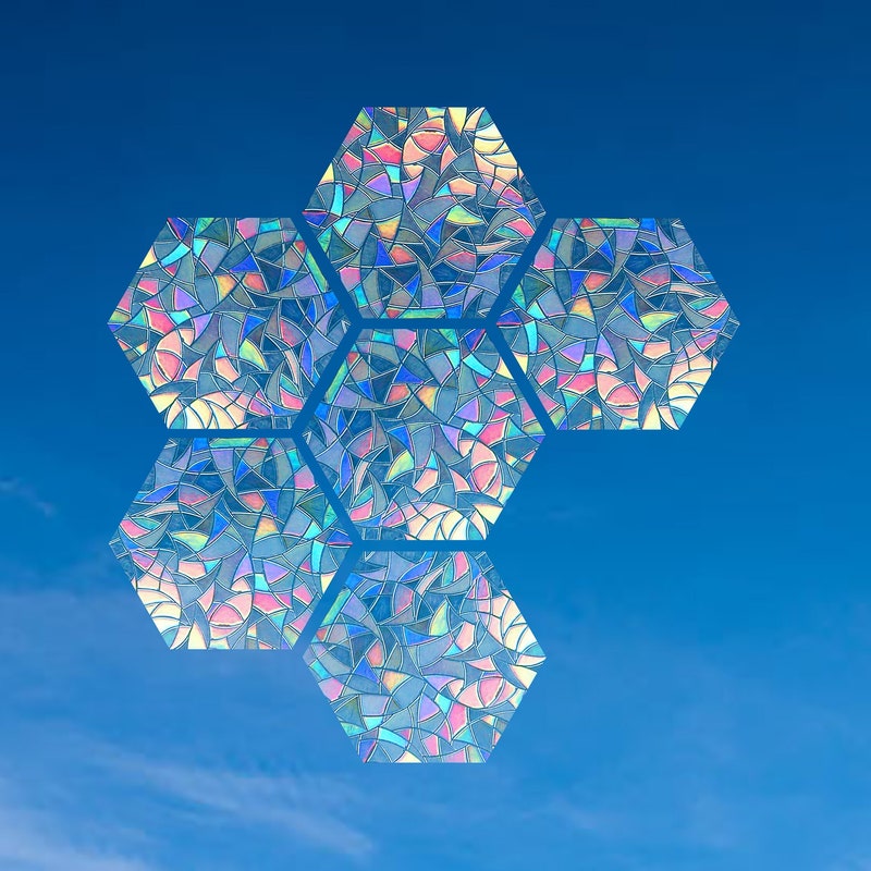 Hexagon Wall Decal - Etsy