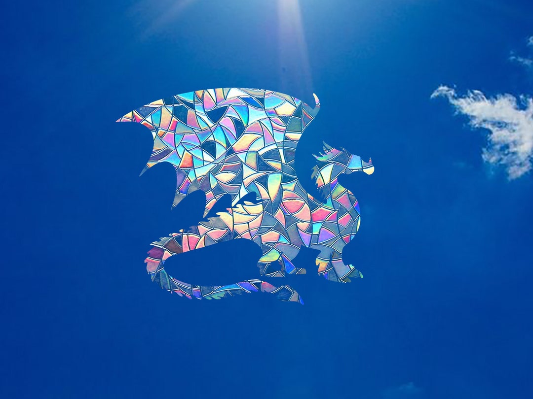 Dragon Suncatcher Sticker Window Cling, Aesthetic Sun Catcher Decal ...