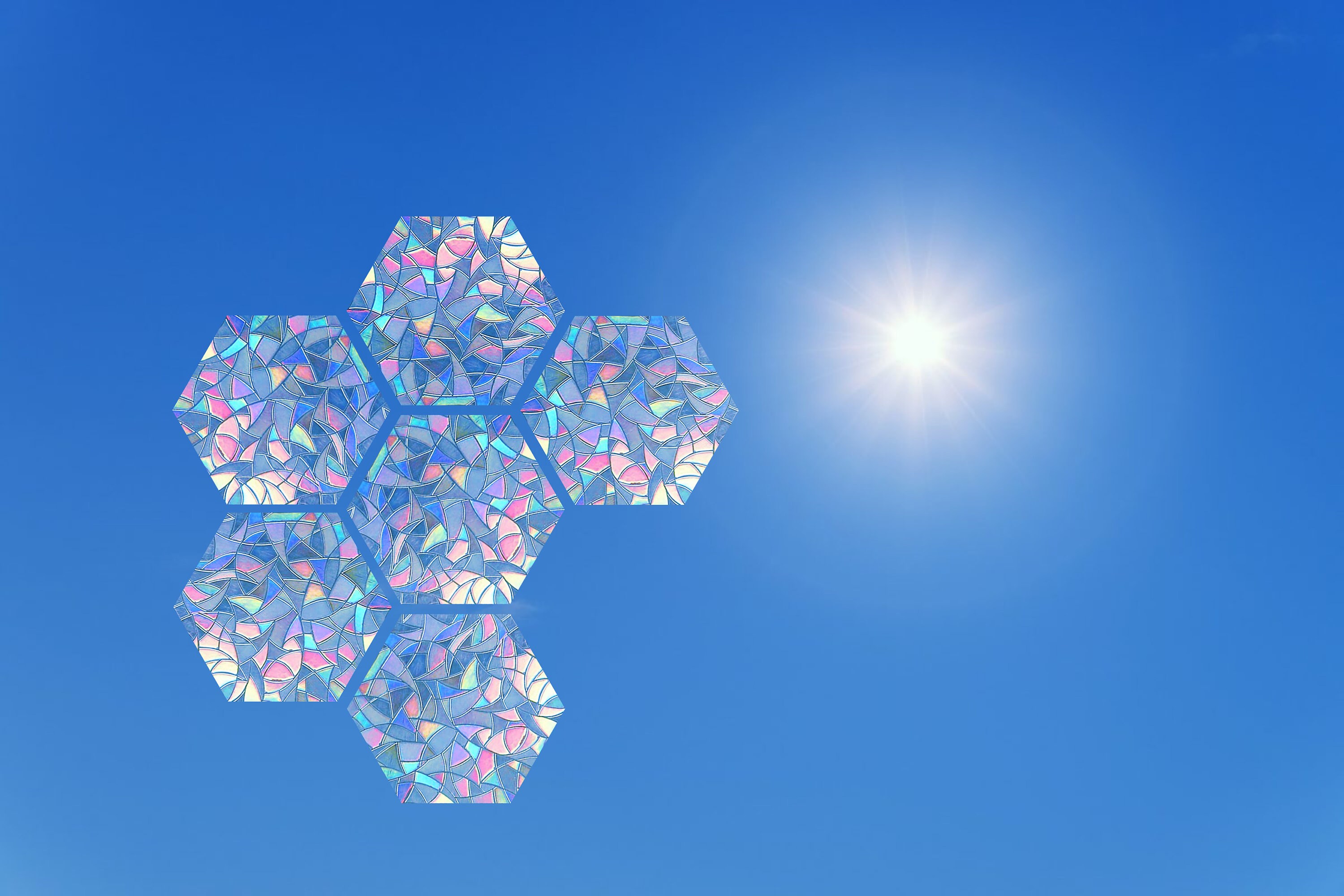 Honeycomb Suncatcher Stickers Hexagon Wall Art Window Clings - Etsy