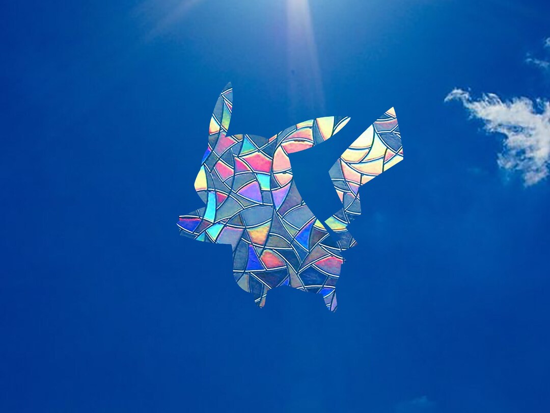 Pikachu Suncatcher Sticker Window Decal, Sun Catcher for Windows - Boho ...