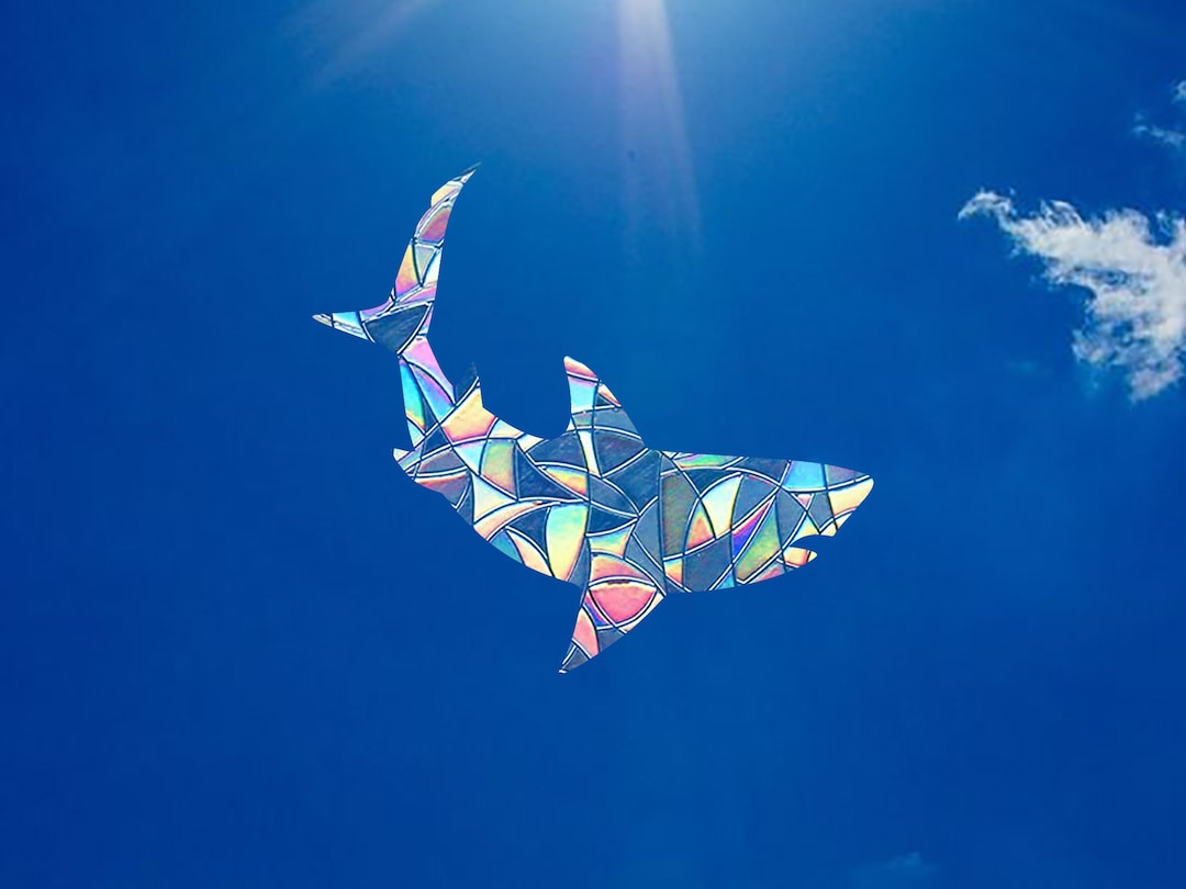 Shark Suncatcher Sticker Window Decal Ornament Wall Art Home Decor ...