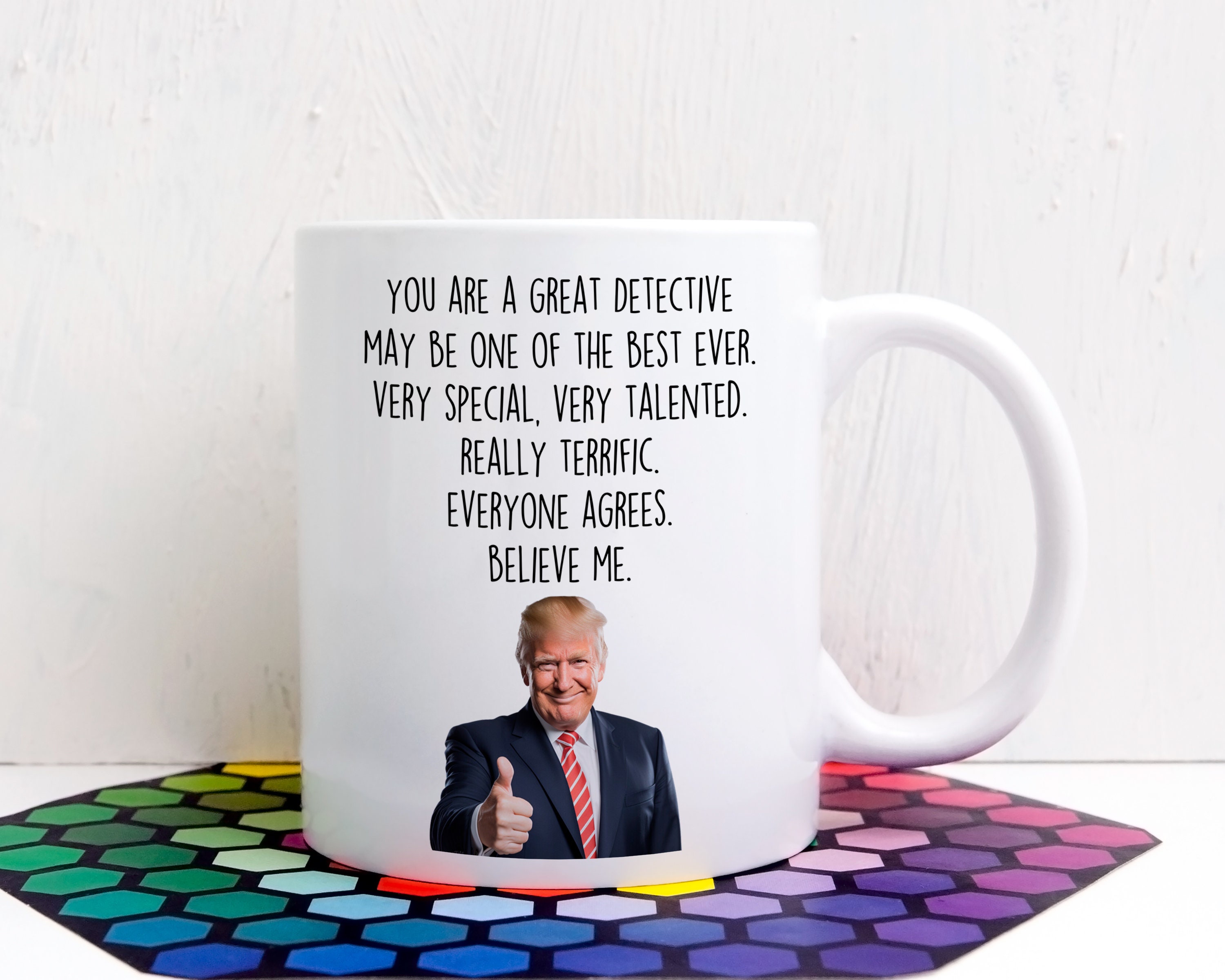 Detective Mug, Funny Detective Gift, Detective Present, Detective Cup ...